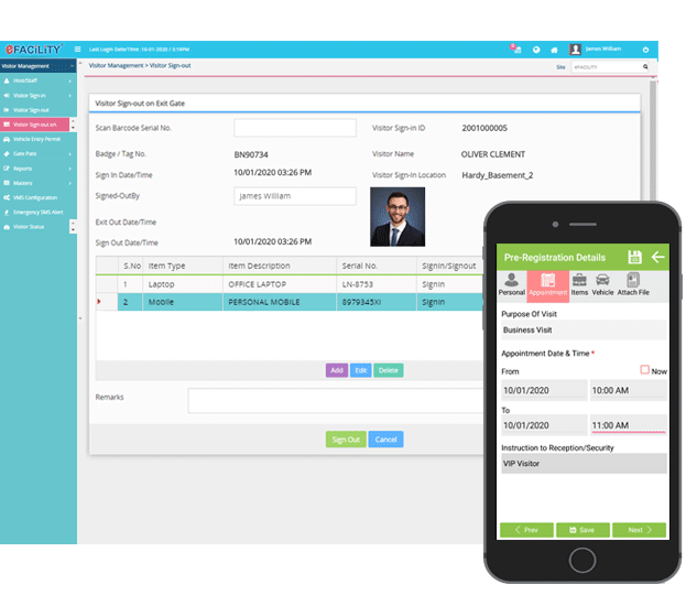 Visitor Management System | Lobby Management System